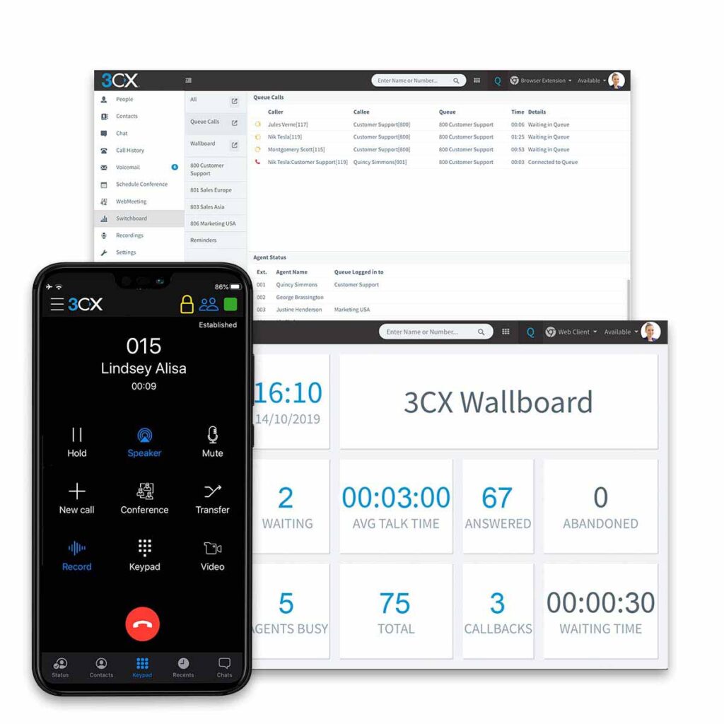 3CX VoIP providers | New Zealand’s trusted 3CX phone system